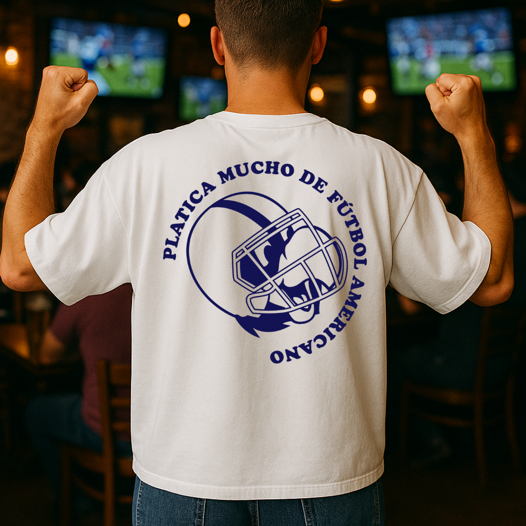 Platica mucho de Fútbol Americano OVERSIZE – Mi tienda